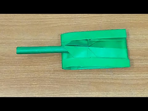 Tutorial - How To Make a Paper Tank - How To Fold an Origami Tank - DIY ...