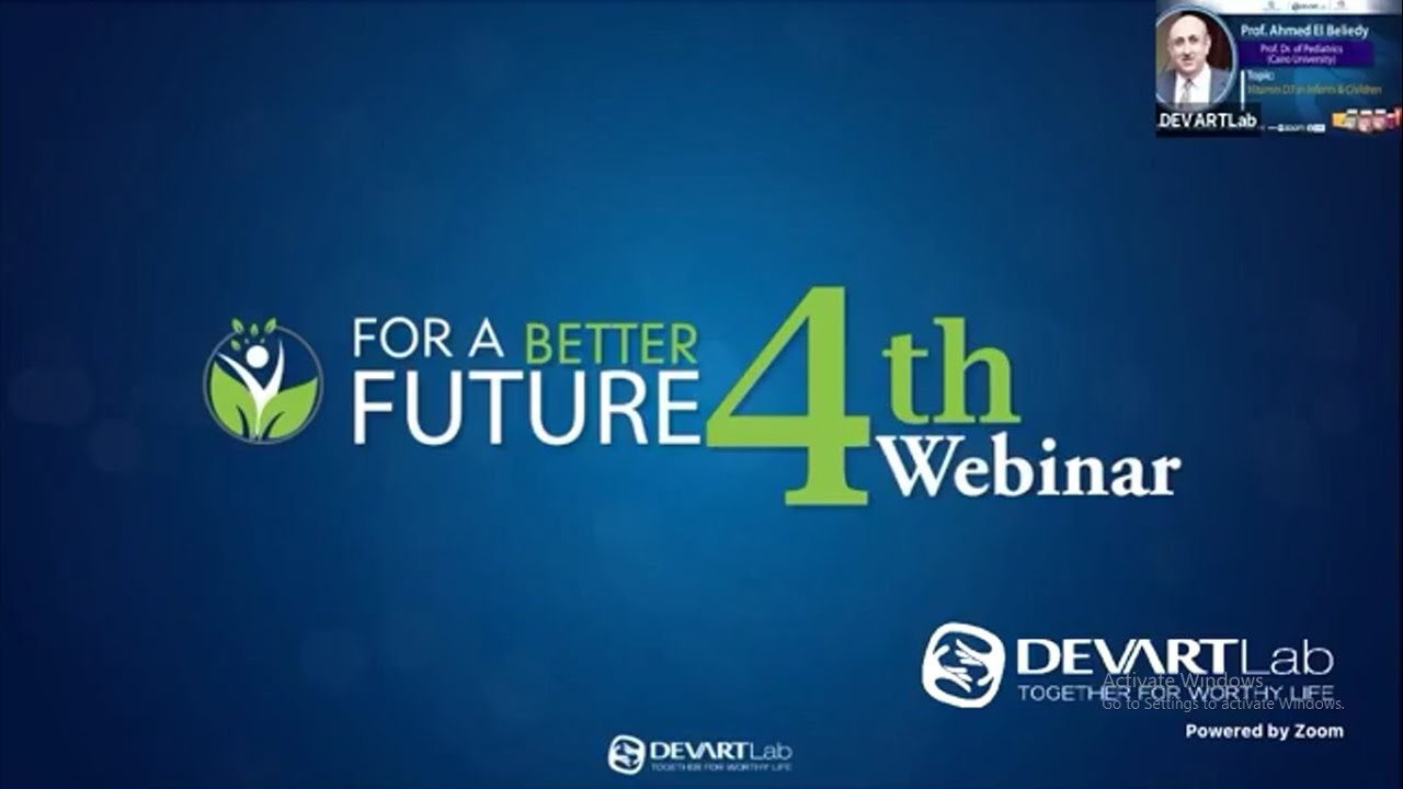 DevartLab 4th Pedia Webinar | ندوة ديفارت لاب الرابعة عن طب الاطفال - YouTube