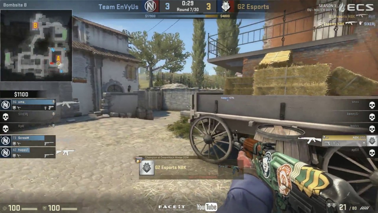 NBK 1v5 against envy - YouTube