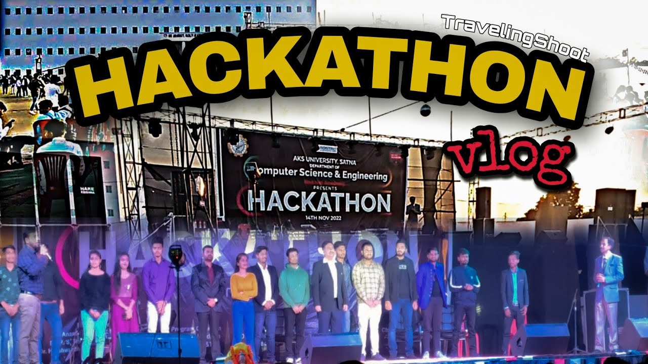 HACKATHON Vlog | Traveling Shoot - YouTube