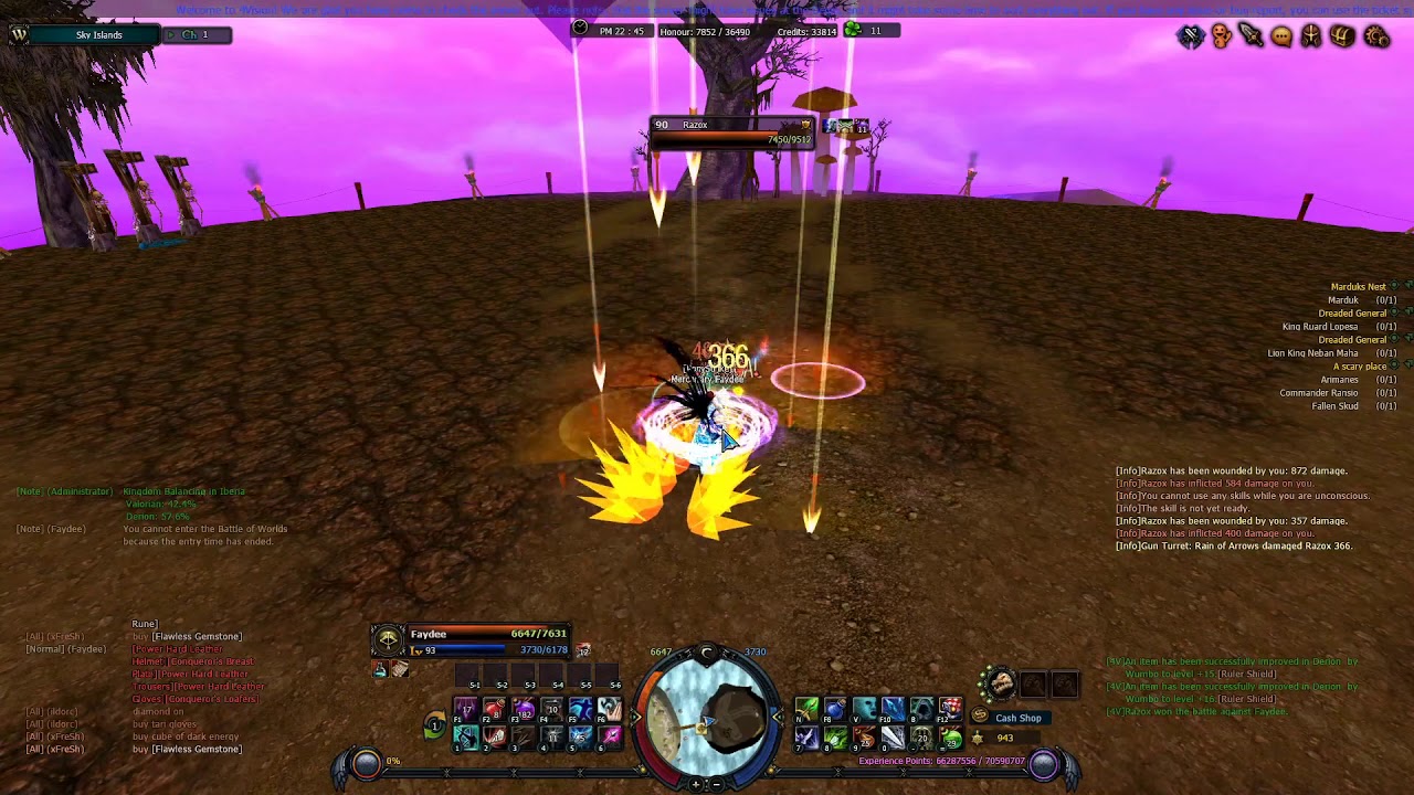 4Story | Map PvP SKYISLANDS 3.0 | 4Vison - YouTube