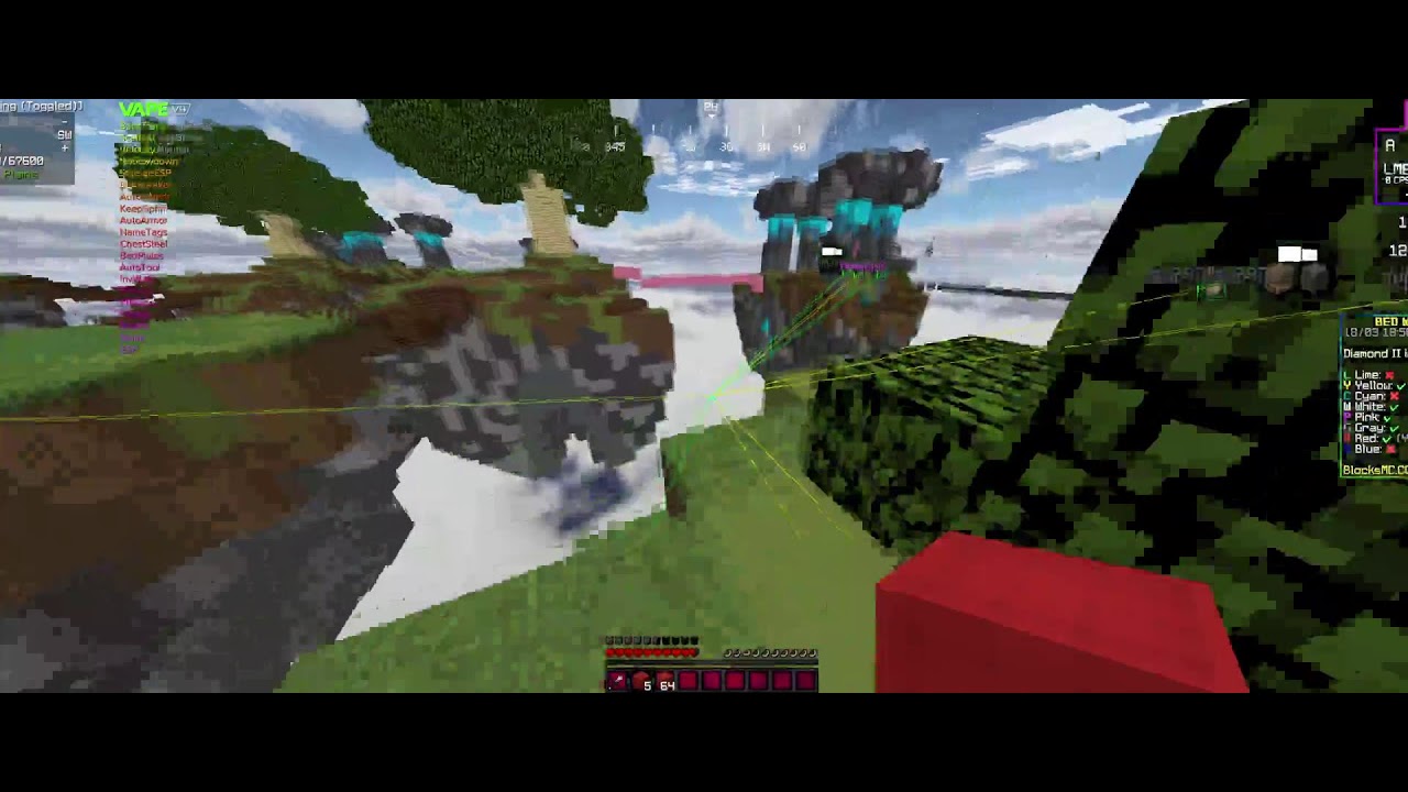 Destroying BlocksMC with Vape V4 (Lunar Client) - YouTube