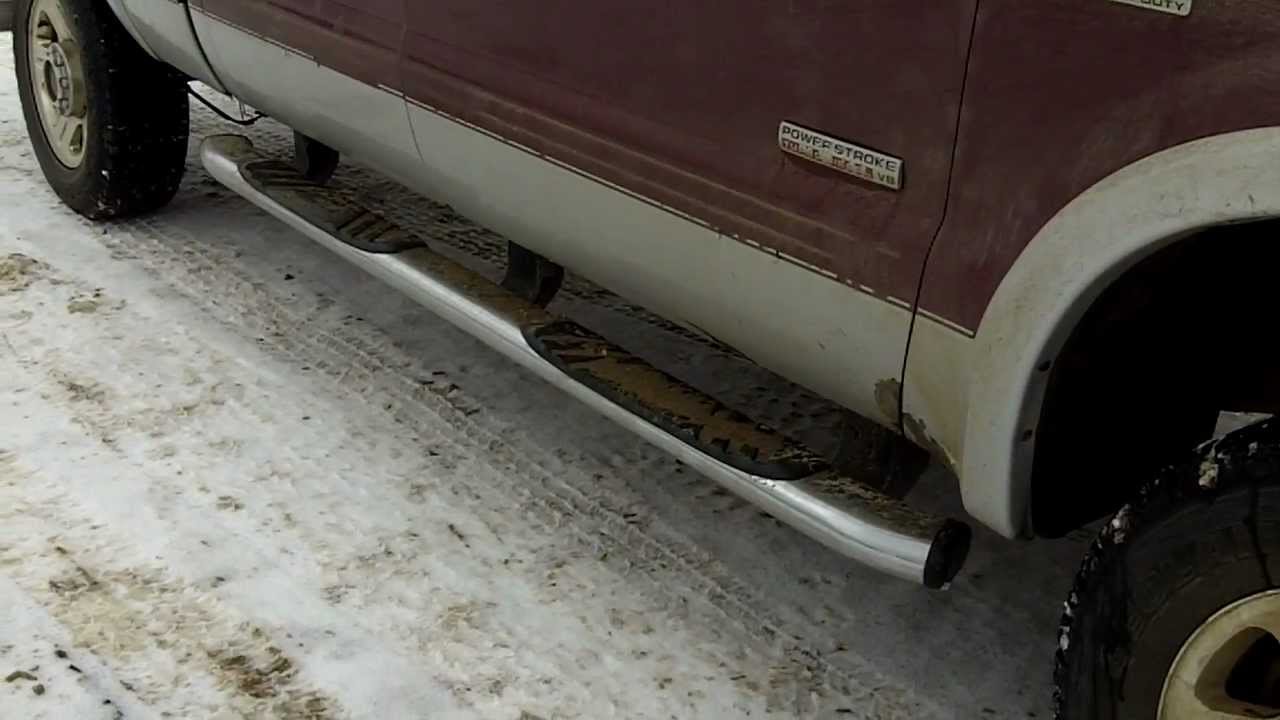 Redneck running boards - YouTube