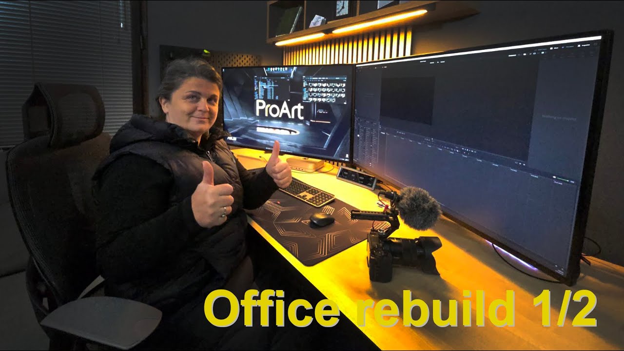 Video EDIT office RE_build - part 1/2 (Asus ProArt novi setup video ...