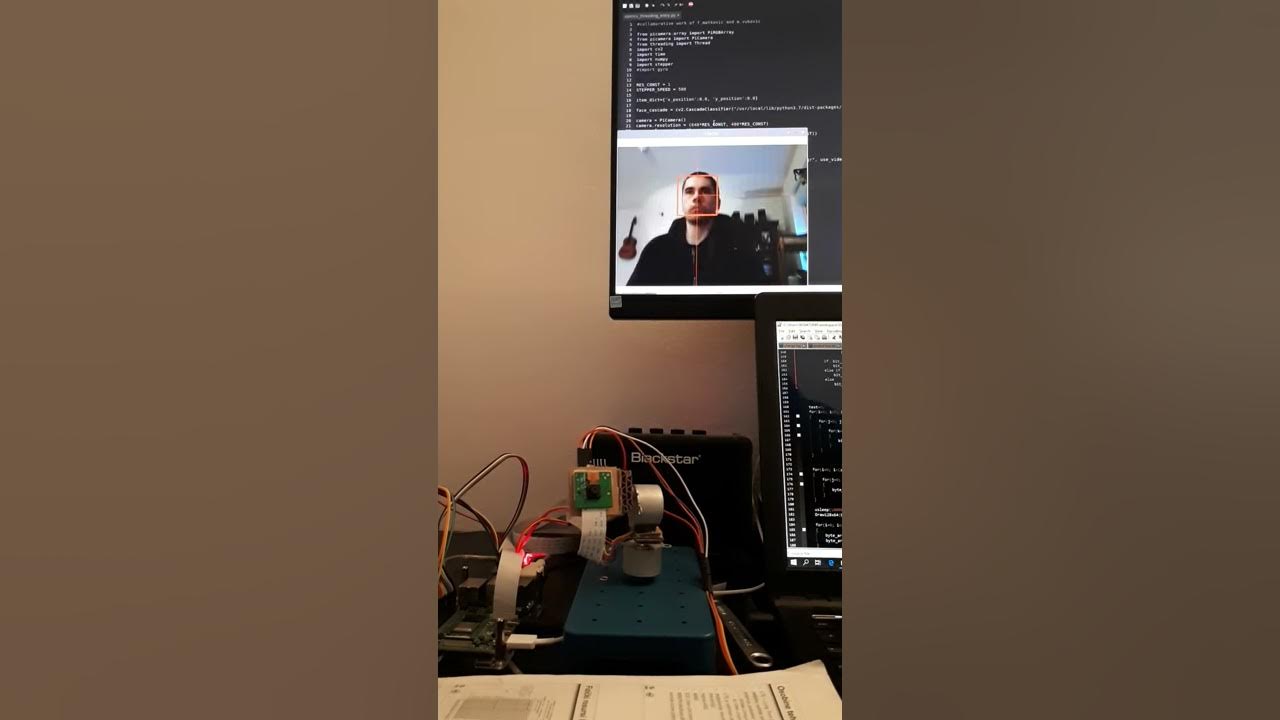 OpenCV face tracking on Raspberry Pi 4 - YouTube