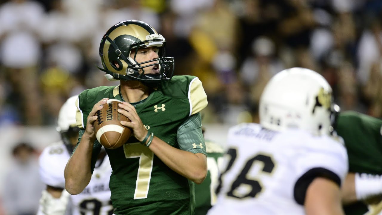 Nick Stevens (CSU QB) vs Colorado 2015 - YouTube