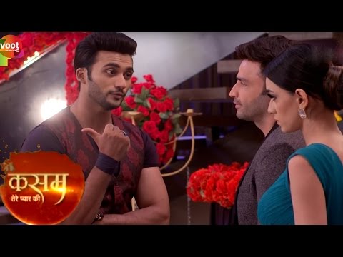 kasam tere pyaar ki 3rd April 2017 |  Tanuja ko purabh deta hai dhamki