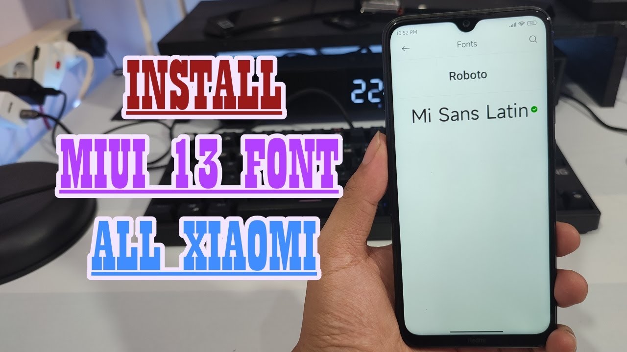 No Root Cara Install Font MIUI 13 Mi Sans Latin All Xiaomi POCO Redmi ...