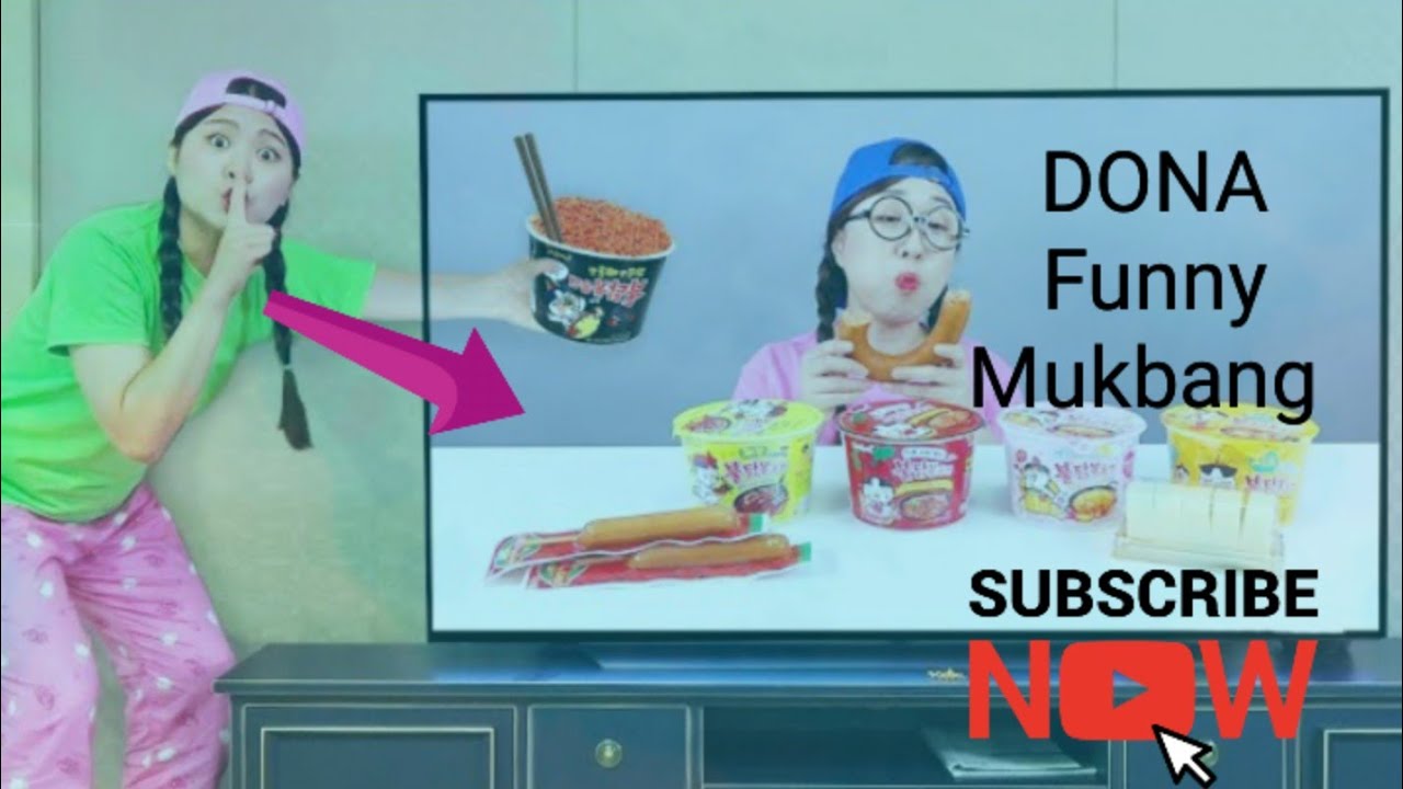 Mukbang Fire Spicy Noodle Tteokbokki 불닭볶음면 떡볶이 TV 속 편의점 음식 먹방 DONA 도나 ...