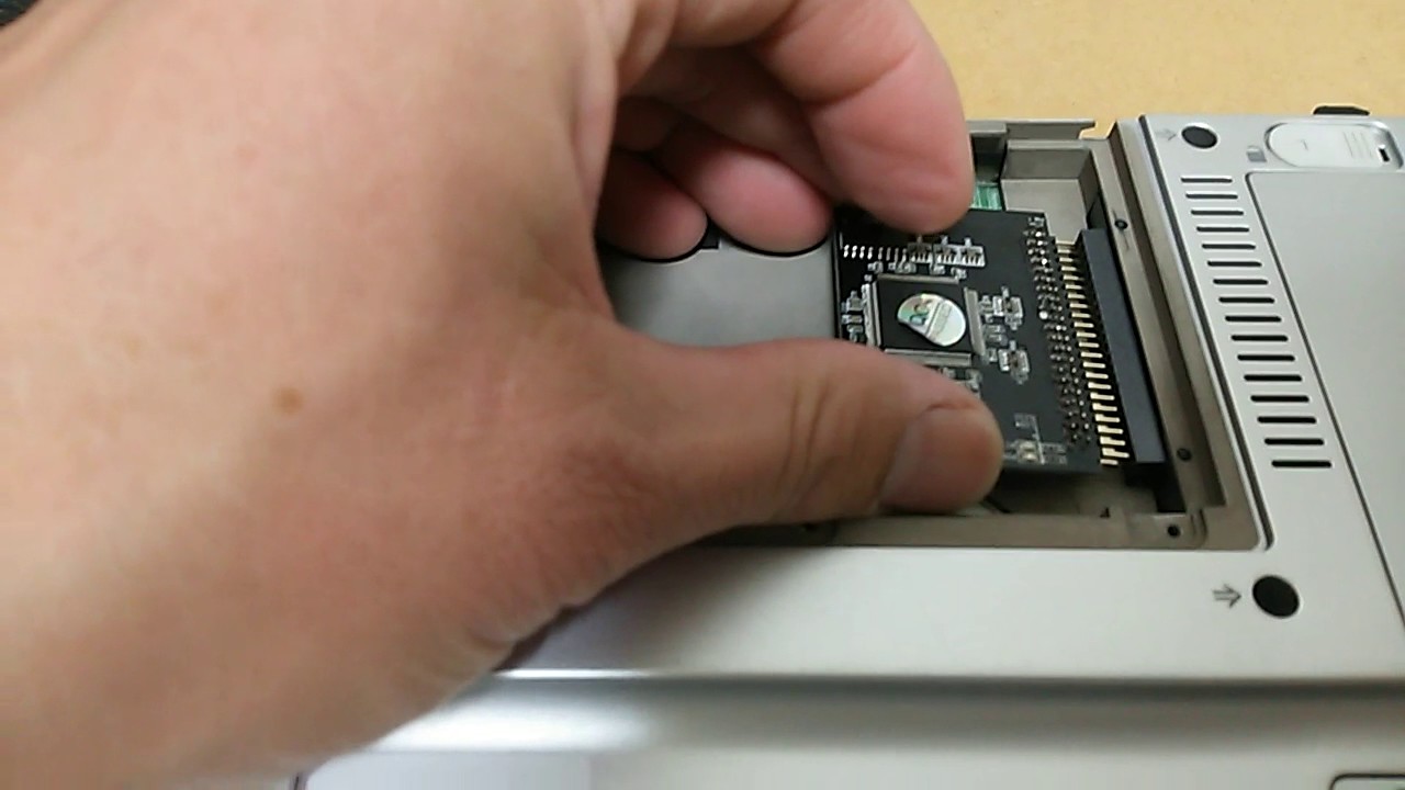 boot from sd card to ide adapter - YouTube