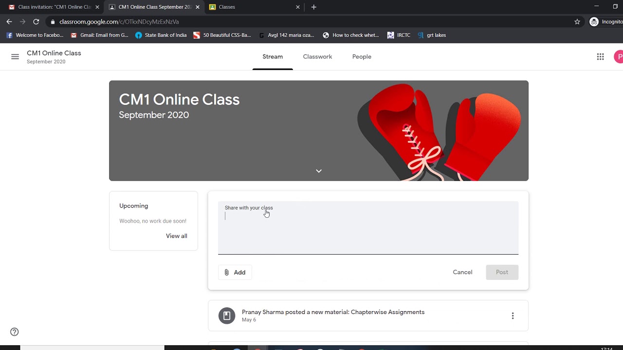 Classroom Tutorial for Students - YouTube