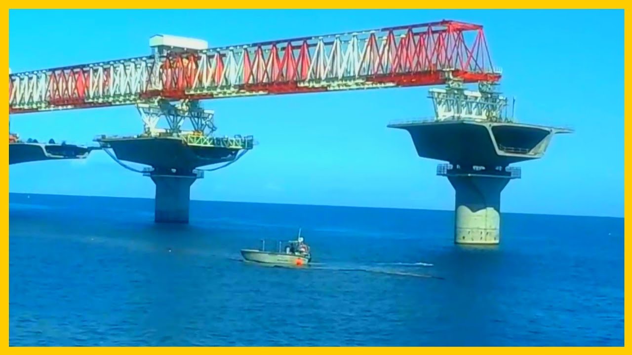 EXTREME CONSTRUCTION | Amazing Sea Road Construction Process - YouTube