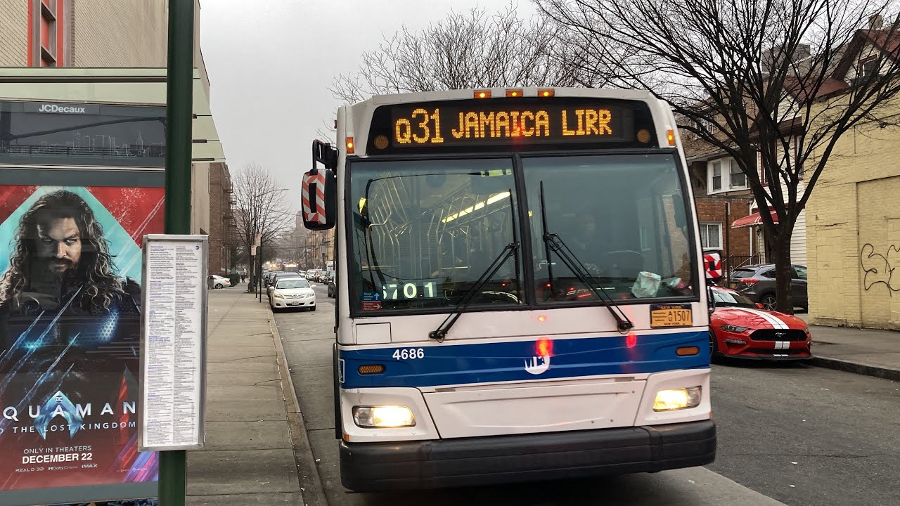 ᴴᴰ MTA NYCT: 2010 Orion VII NG Hybrid #4686 on the Q31 Bus @ 169 St ...