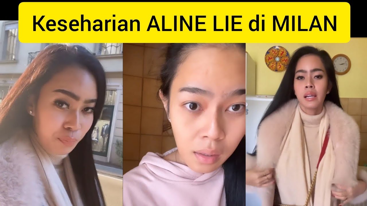 Keseharian ALINE LIE di MILAN Sebelum ke TURKEY - YouTube