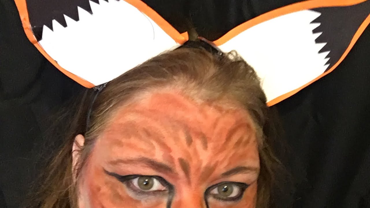 Fox Makeup Attempt - YouTube