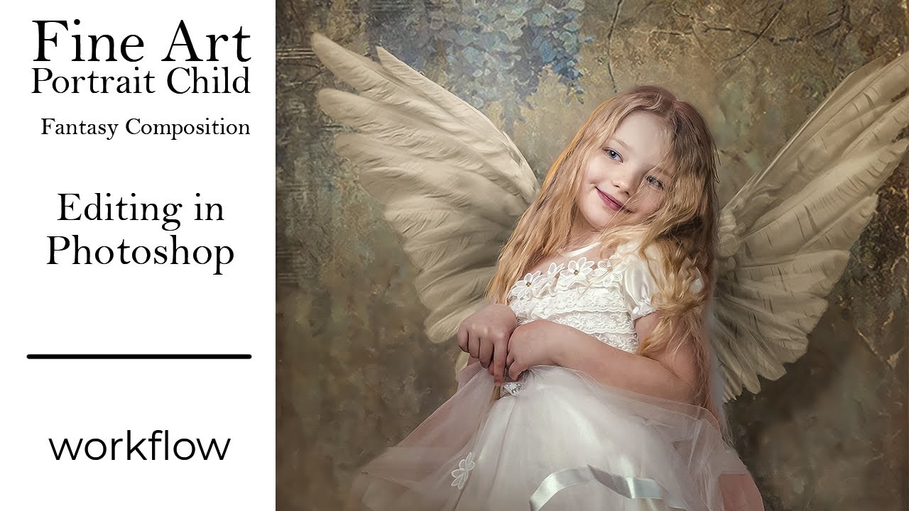 Fine Art Portrait Child Editing in Photoshop - YouTube