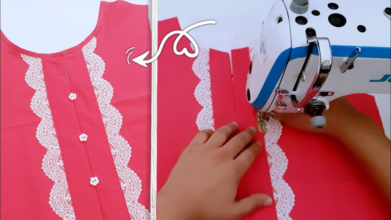 3 steps to sewing the neck I didn't expect it was easy / neck Designs ...