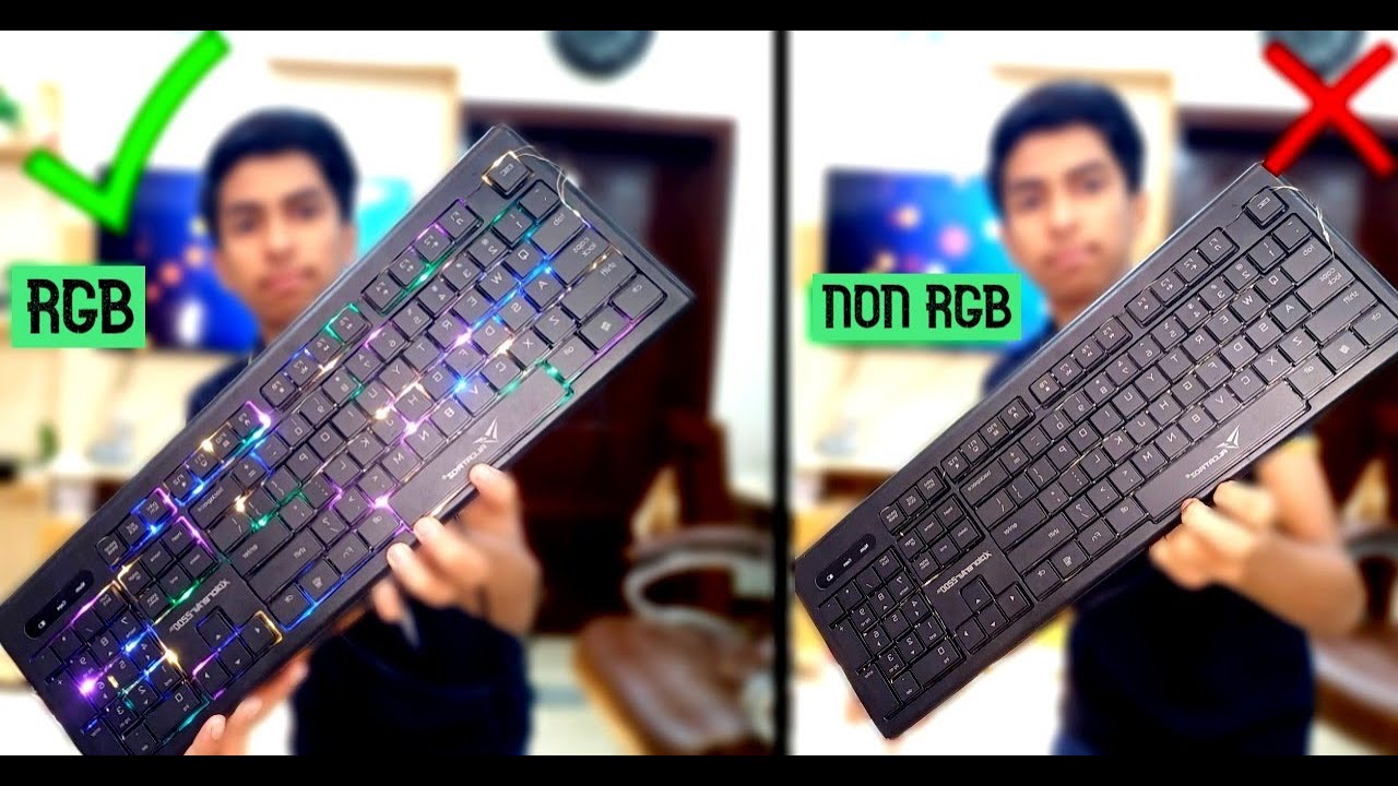 HOW TO CONVERT " SIMPLE KEYBOARD " IN TO " RGB KEYBOARD " - at home ...