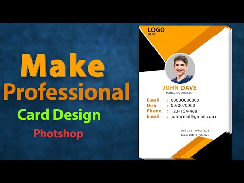 How to Make Manager Card Design In Photoshop cc 2022 and Old Version|| Creative Time