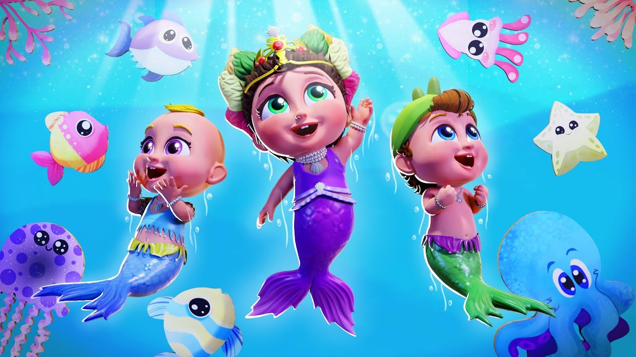 Swimmy Swim Mermaids | Joy Joy World - YouTube