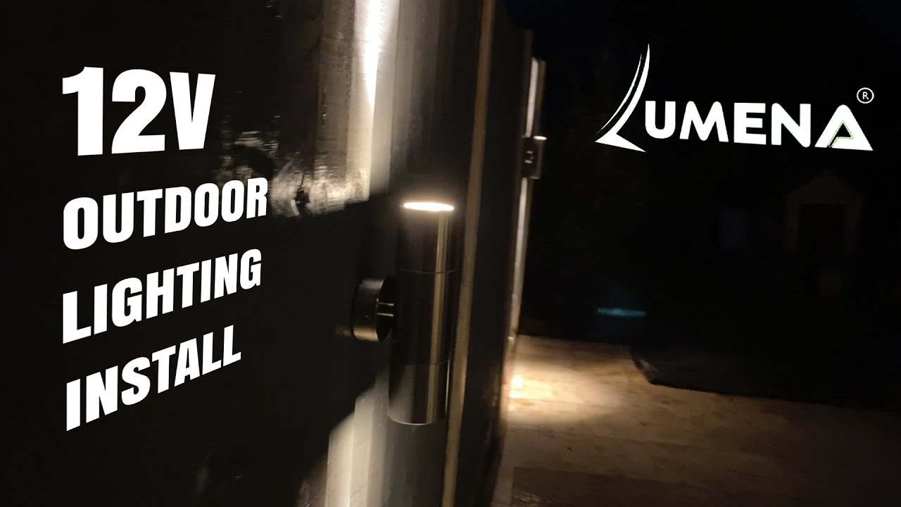 12V Outdoor Lighting Installation with Lumena Lighting - YouTube