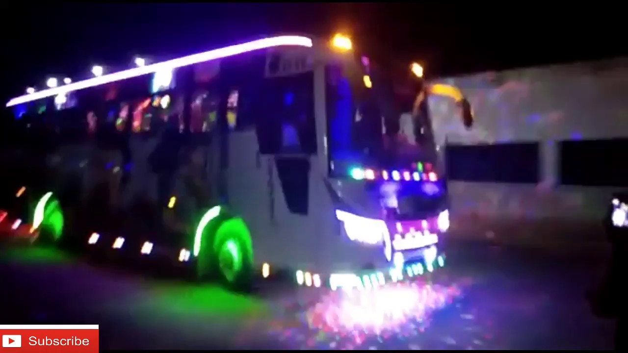 Kerala Tourist Bus Tajmahal Gangster Edition Kerala 1st Dj Glass Floor ...