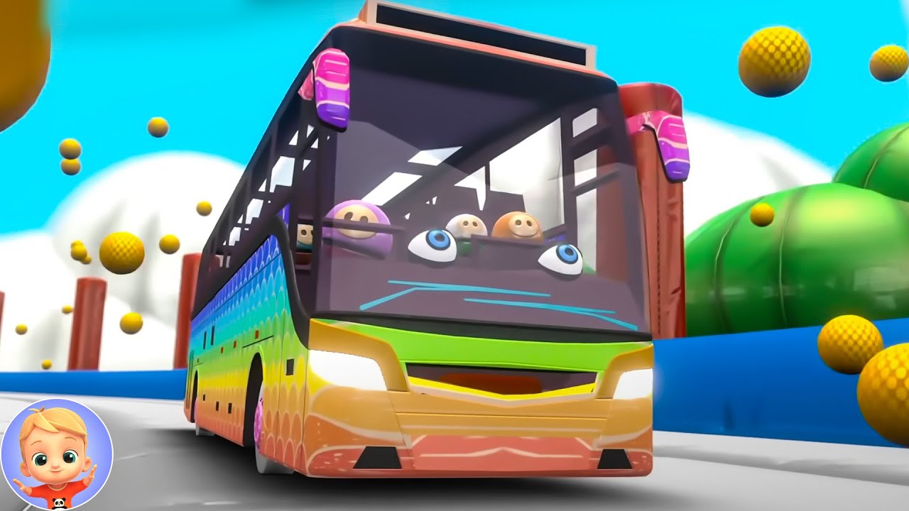 All Aboard! The Bus Song for Kids with Wheels On The Bus by Kids ...