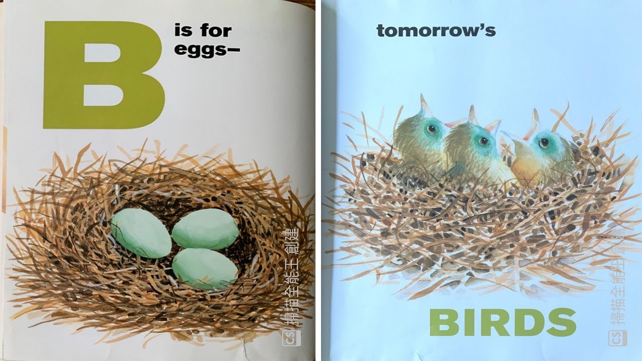 Tomorrow's Alphabet (挑戰猜出前一頁的東西會是未來的什麼事物) 繪本中英文導讀 - YouTube