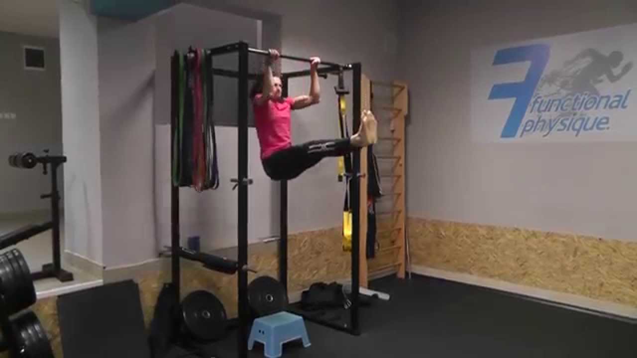 Brutal Strength by Female: L-sit Pull-Ups for Reps - YouTube