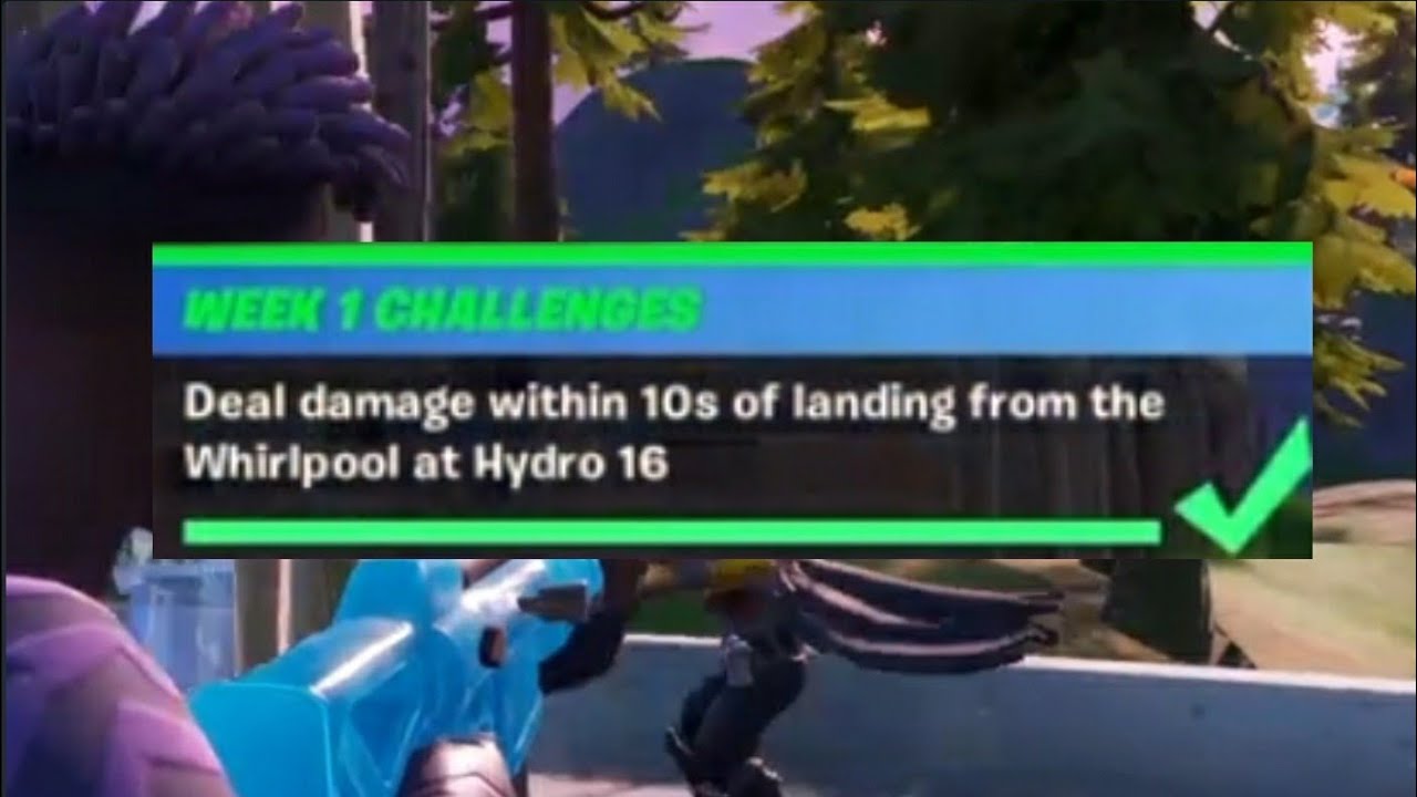 Deal Damage within 10s of Landing from the Whirlpool at Hydro 16 ...