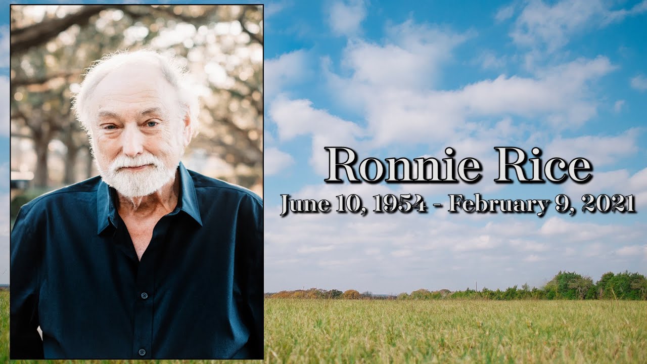 Ronnie Rice's Keepsake Video - YouTube