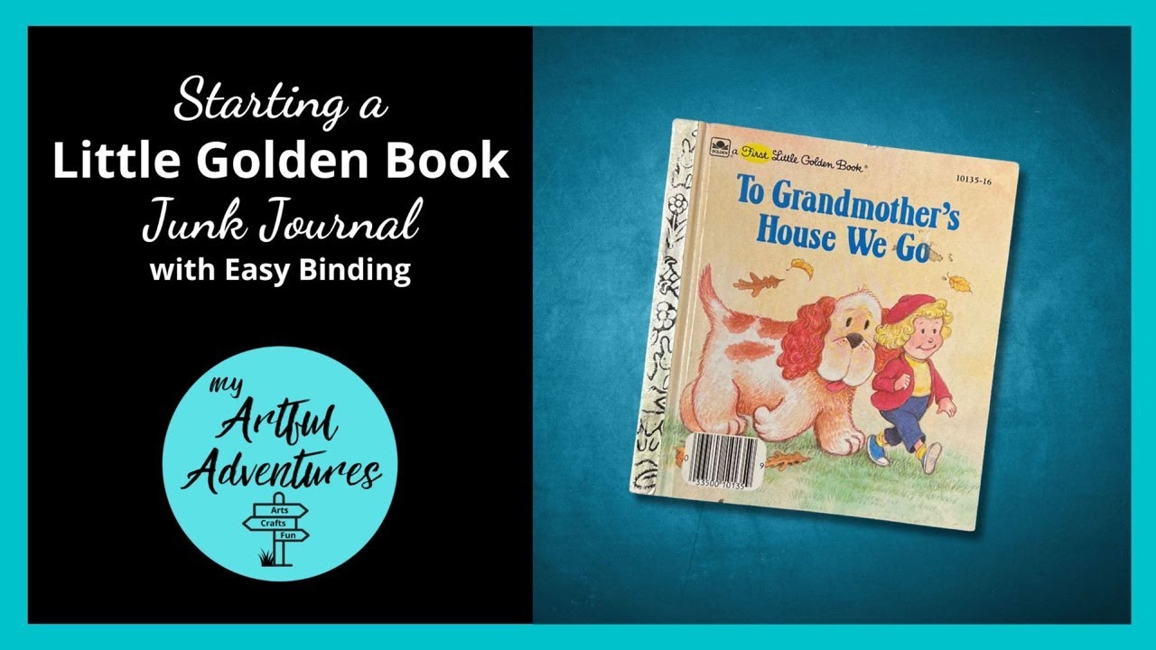 Starting a Little Golden Book Junk Journal, Easy Binding Technique ...
