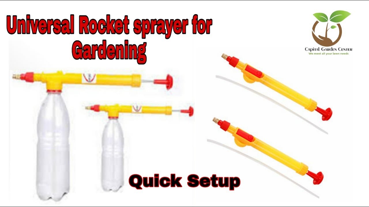 Universal Rocket Sprayer for Gardening| Quick Setup | Capital Garden ...