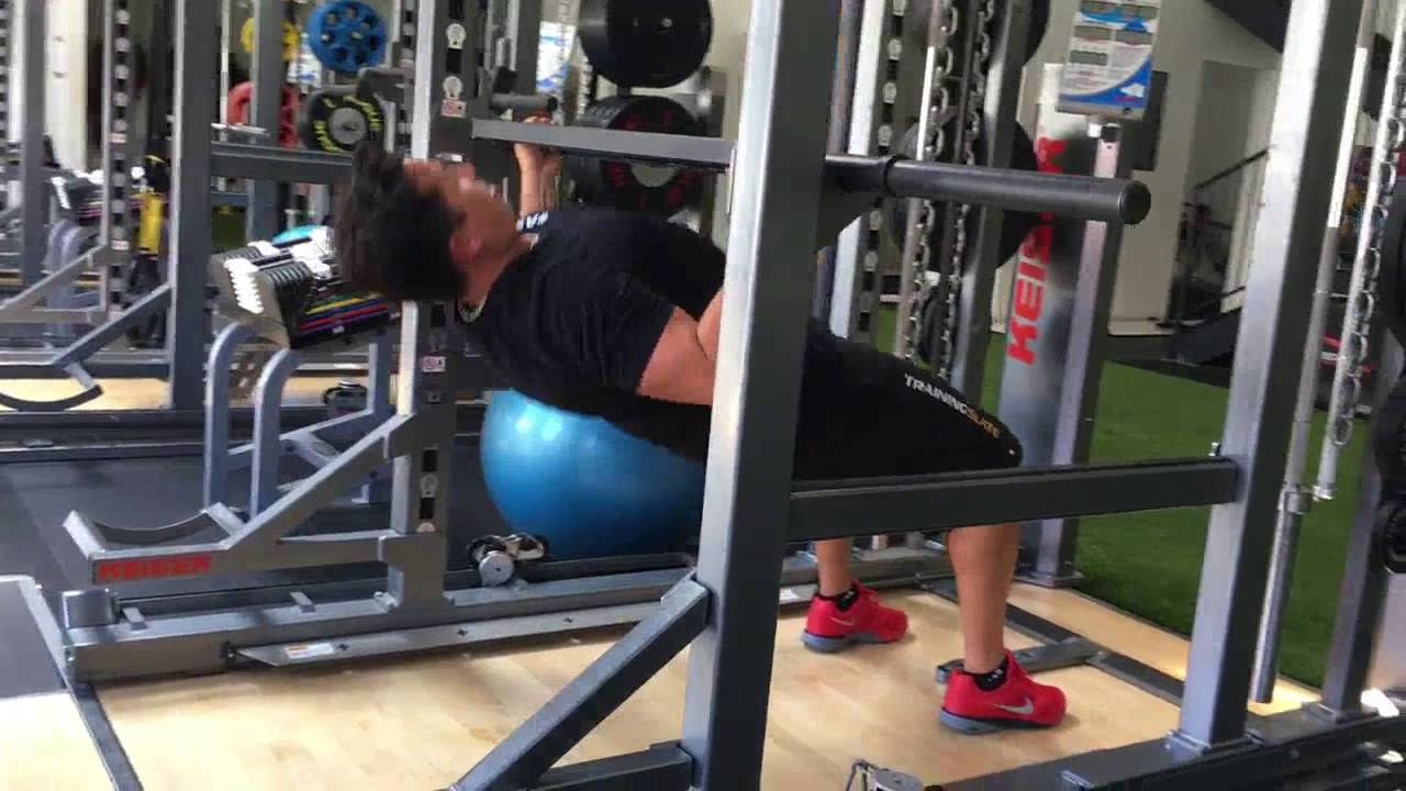 Neutral Grip Bar Wide Grip Inverted Row - Knees Bent - YouTube