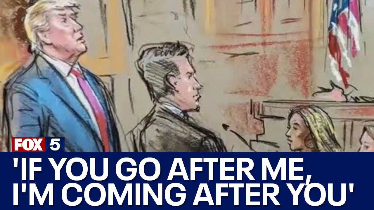 'If you go after me, I'm coming after you' Trump's social post raises ...