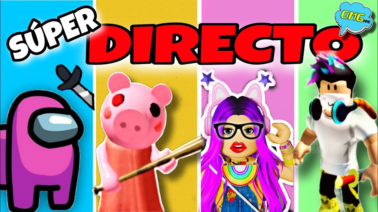 🔴 AMONG US 🔪 PIGGY 🐽 FASHION FAMOUS 💄 ADOPT ME 🐶 Roblox - OMGame Retos ...