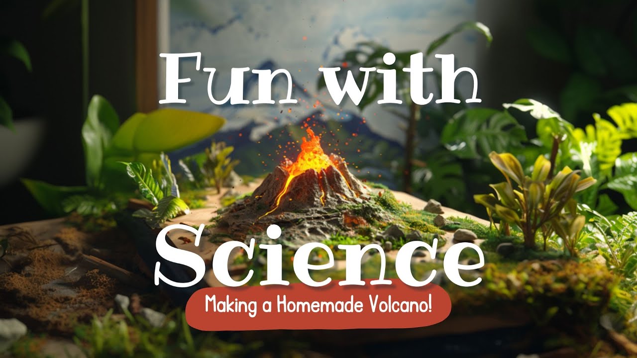Fun with Science Making a Homemade Volcano! Kidventure Zone Video - YouTube