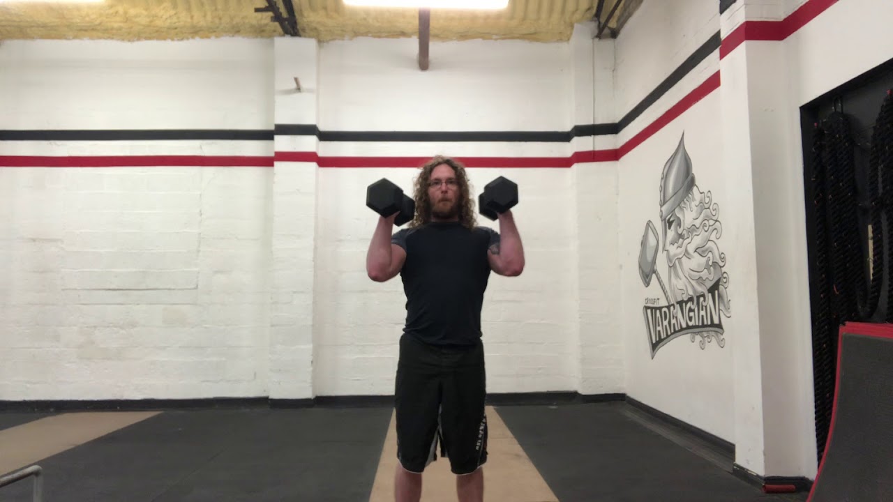 Double arm dumbbell complex - YouTube