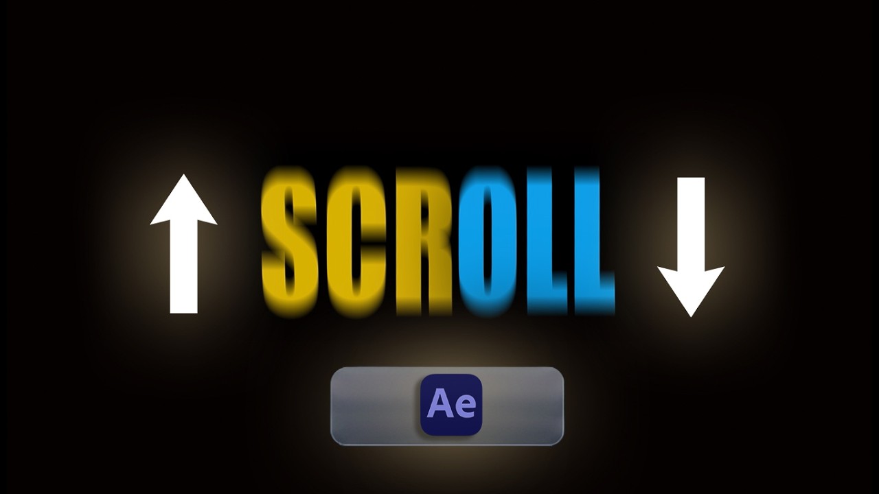 Viral Scrolling Typography Animation in After Effects - YouTube
