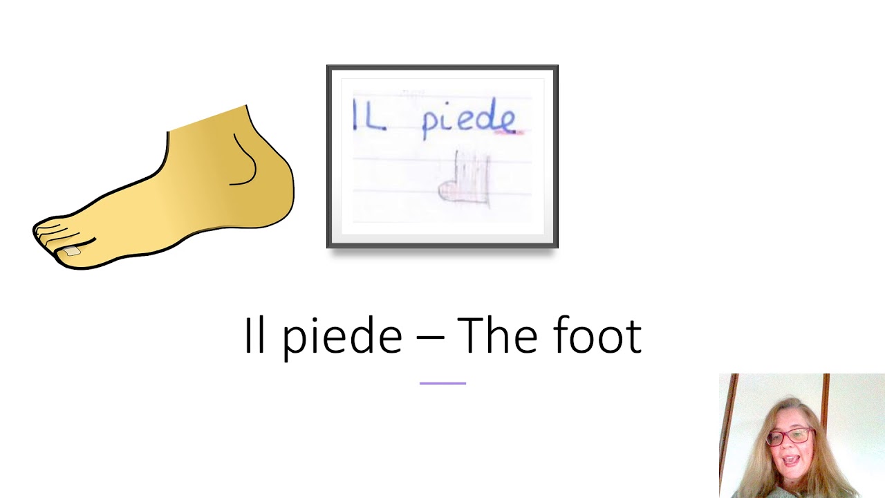 Body parts in Italian - YouTube