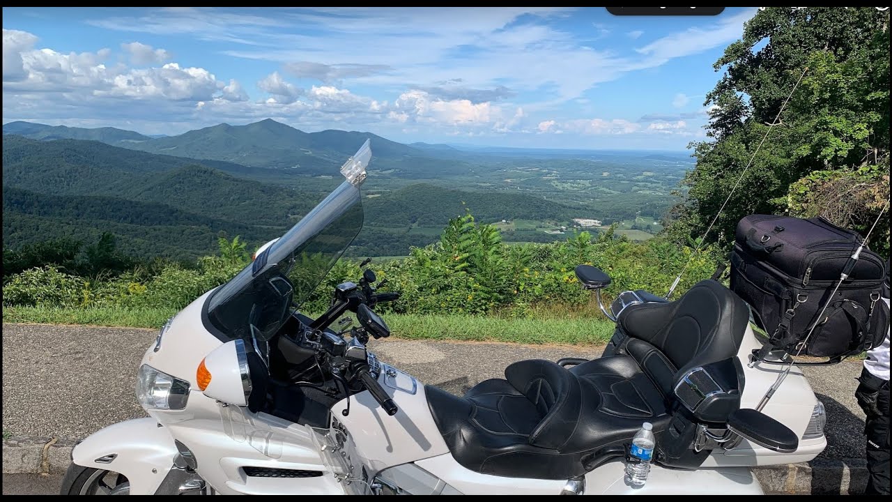 Complete Blue Ridge Parkway trip, 2 up on a Gold Wing - YouTube