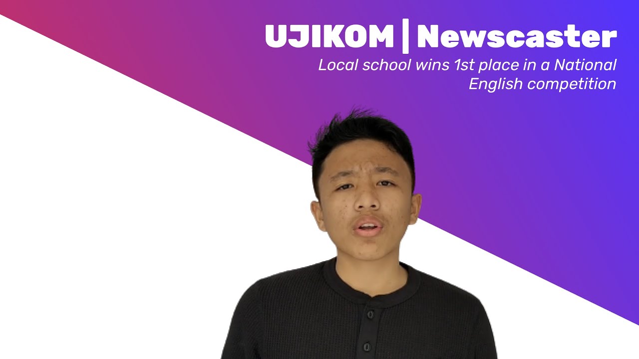 UJIKOM English Newscaster - YouTube