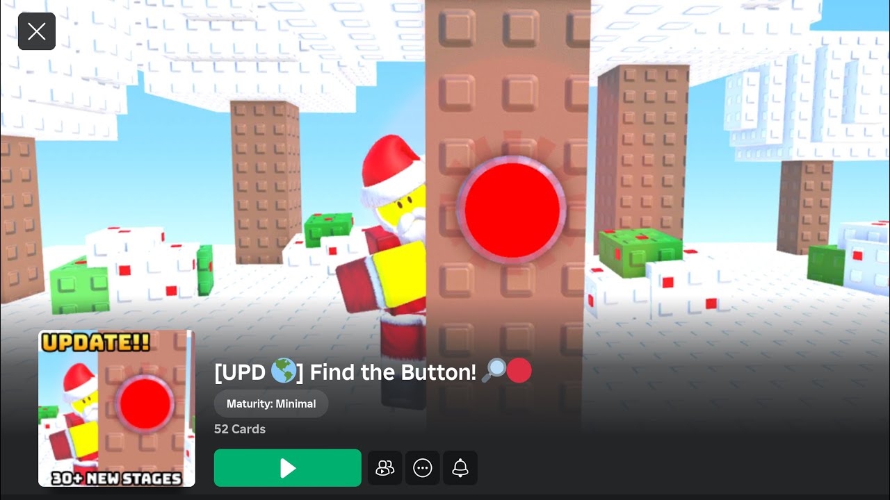 (UPD🌎 Find the Button🔎🔴 By 52 card level3 complete play through guide ...