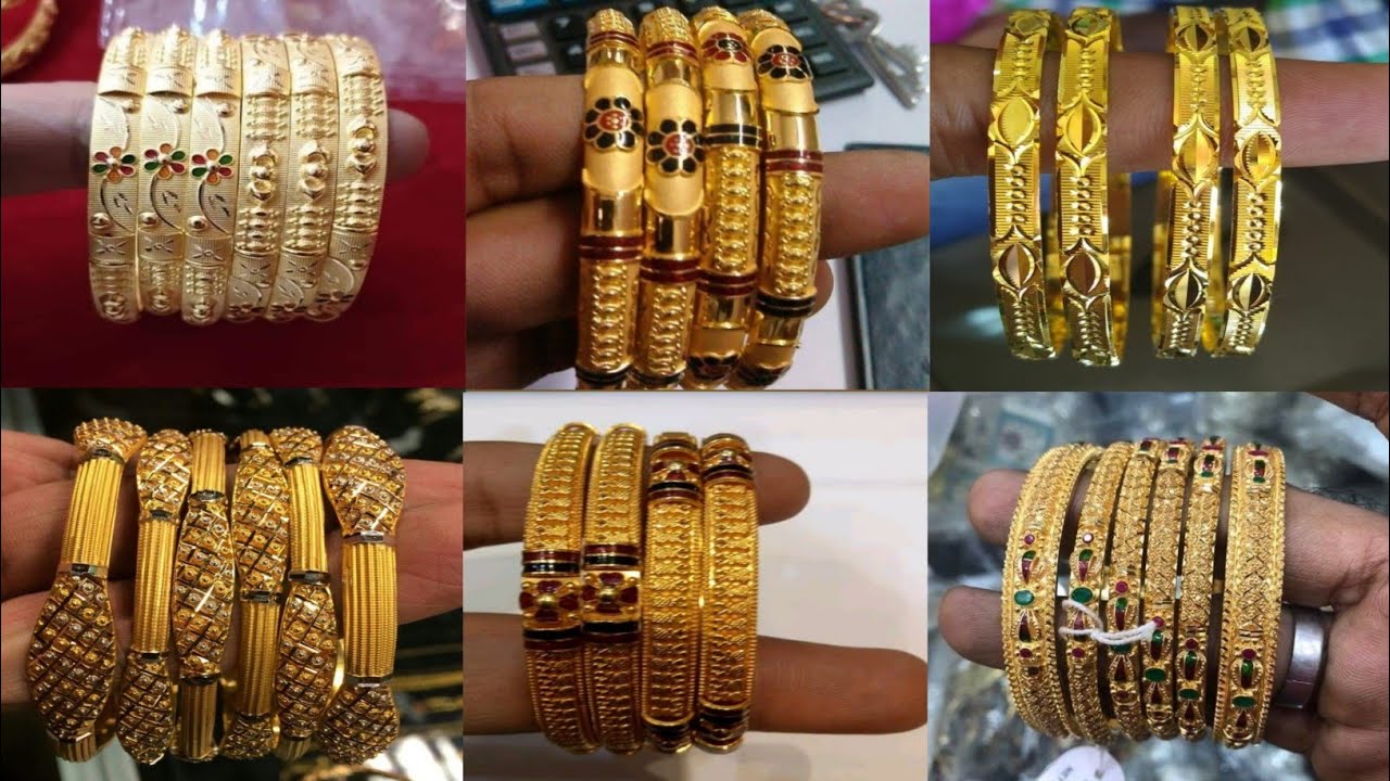 Bangles Designs Gold bala With Weight And Price 24k GoldBangle ...