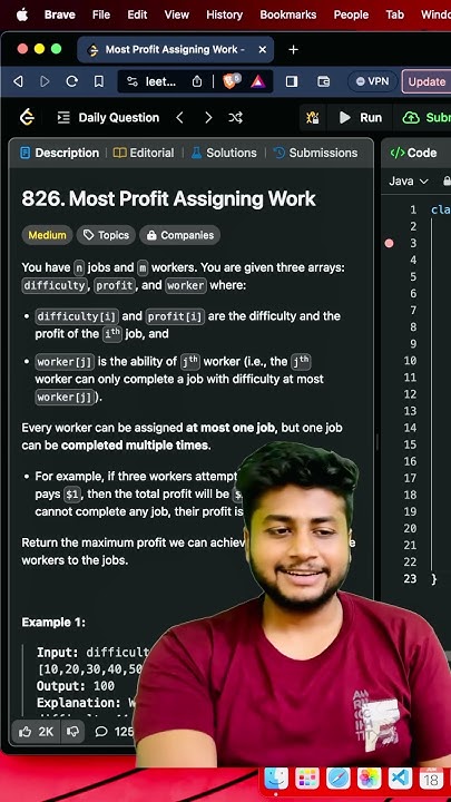 🌟 Day 44: Most Profit Assigning Work - YouTube