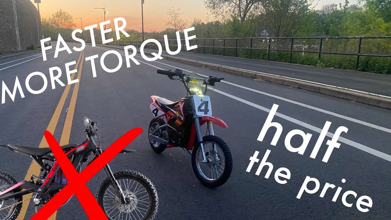 why an upgraded 76v razor is BETTER than a SURRON! - YouTube