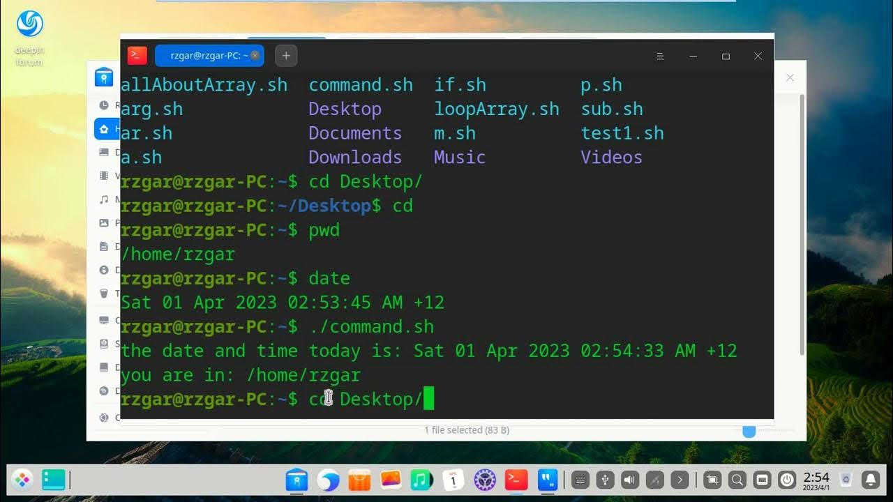 Linux Command Substitution Youtube