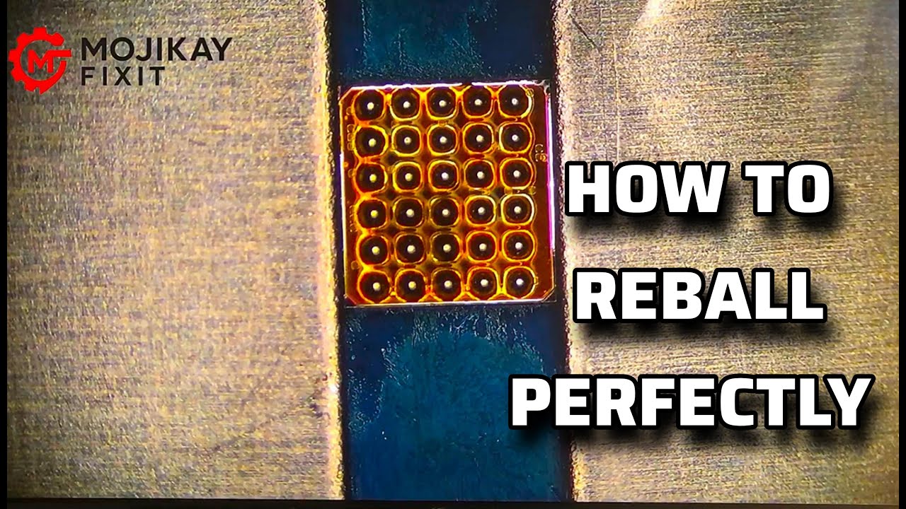 How To Reball Small IC Step by Step Guide - YouTube