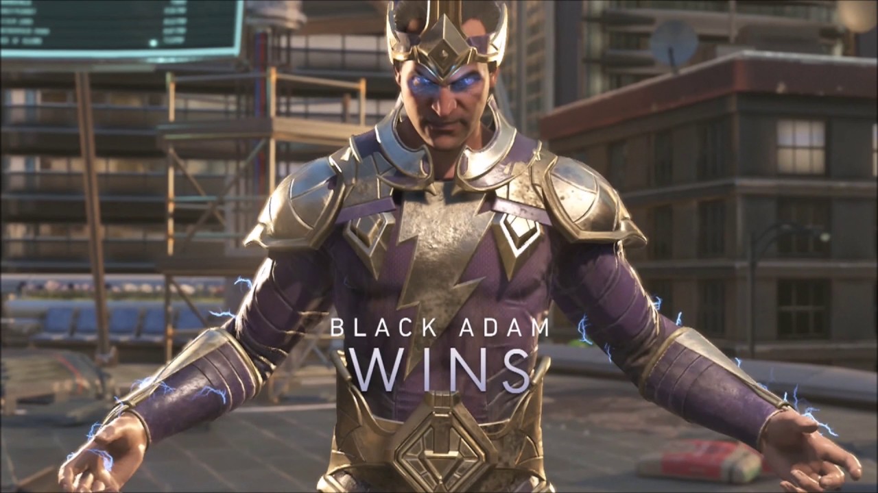 Injustice 2 Black Adam Get to Level 7 Equip Epic Gear - YouTube