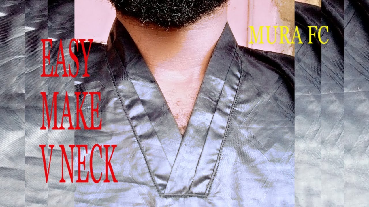 How to cut and sew V Neck easy steps(well explain and much details ...